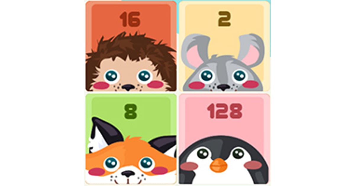 2048 Cuteness Edition Game - Play Online