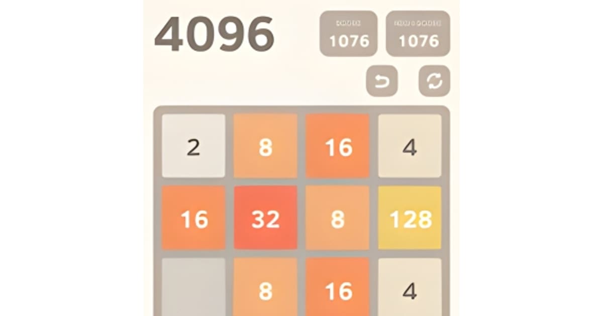 4096 - Play 4096 Game Online