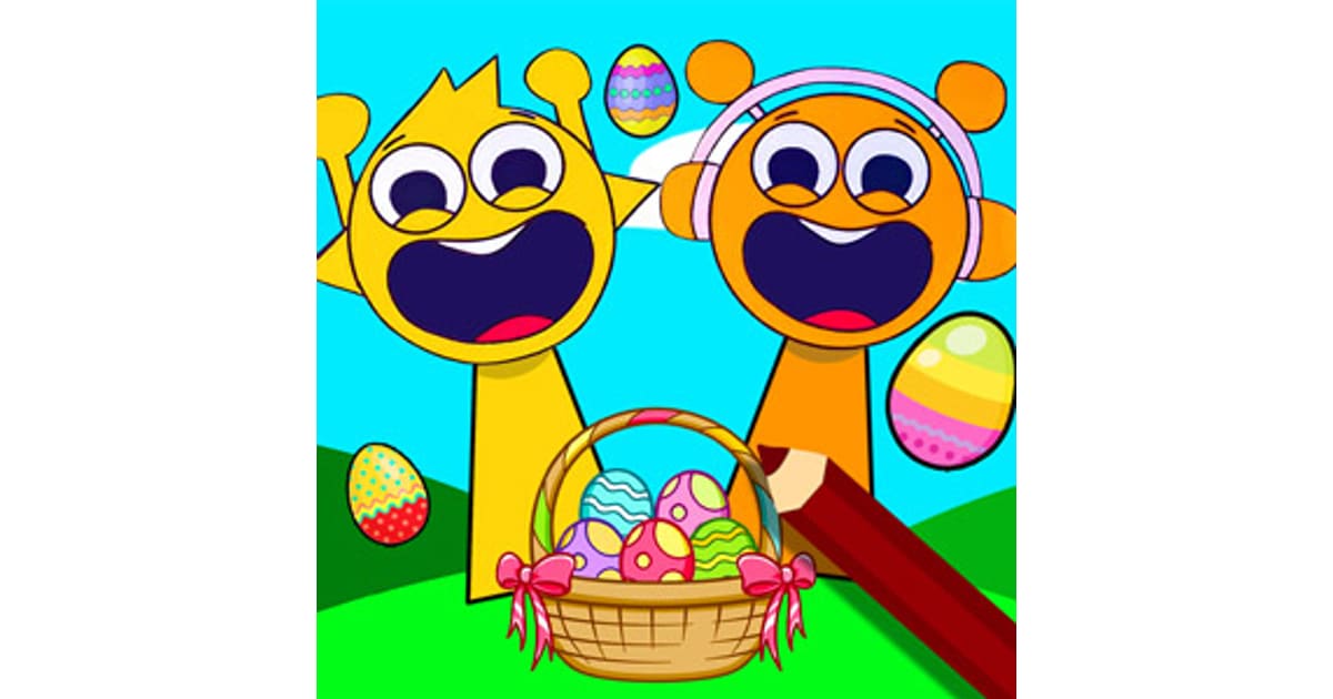 Coloring Game Sprunki Incredibox Easter