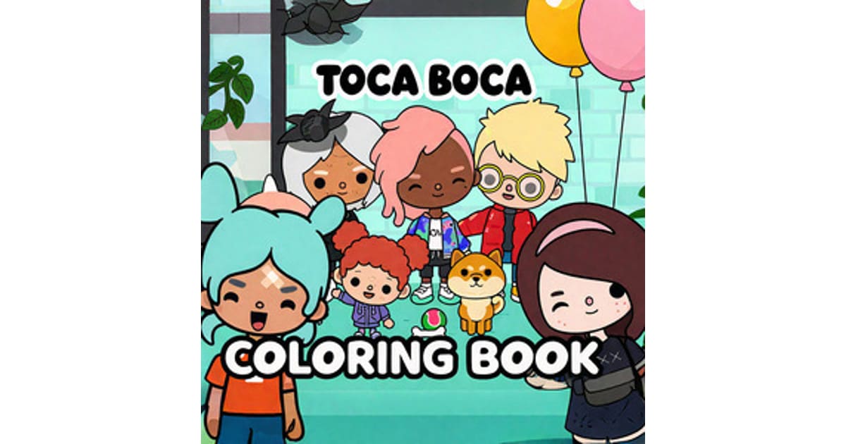 Play Coloring Book: Toca Life With Pusheen