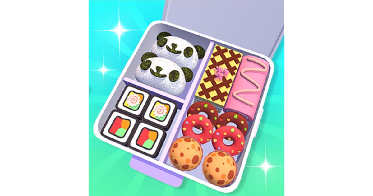 Daily Bento Organizer Food Storage Puzzle Game