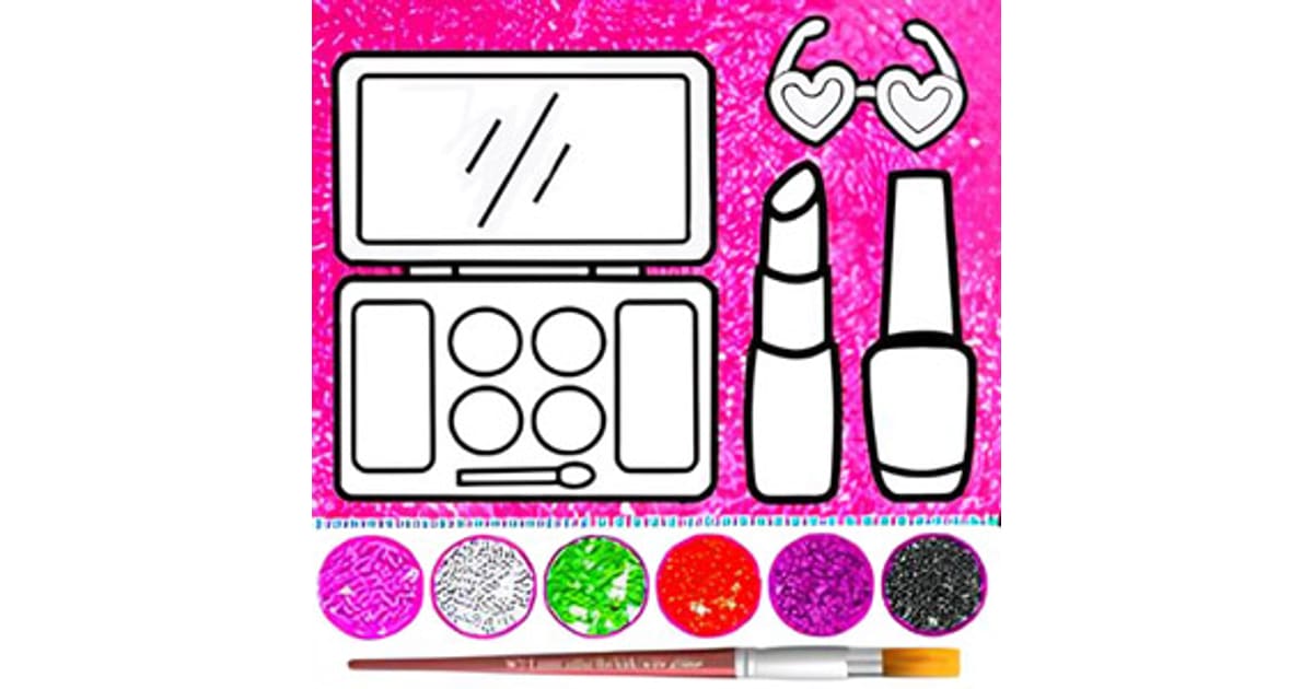Glitter Beauty Coloring And Drawing 🖌 Free Online