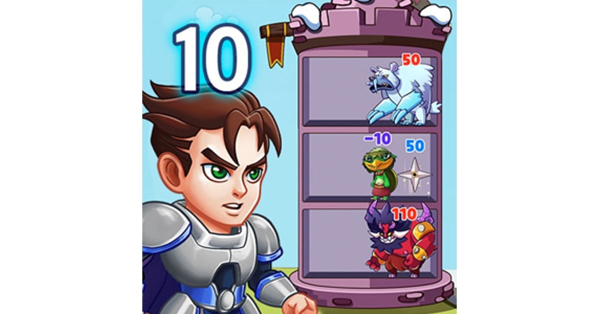 Hero Tower Wars - Merge Puzzle Free Battle Game