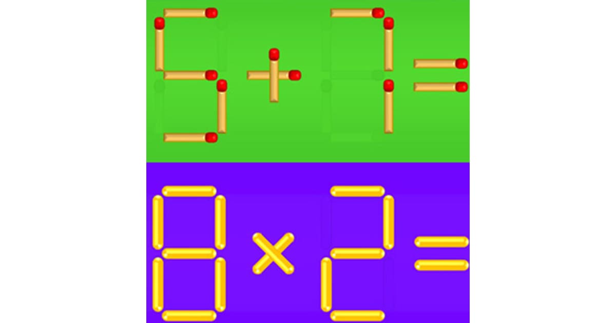 Math Matchsticks - Play Math Matchsticks Game Online