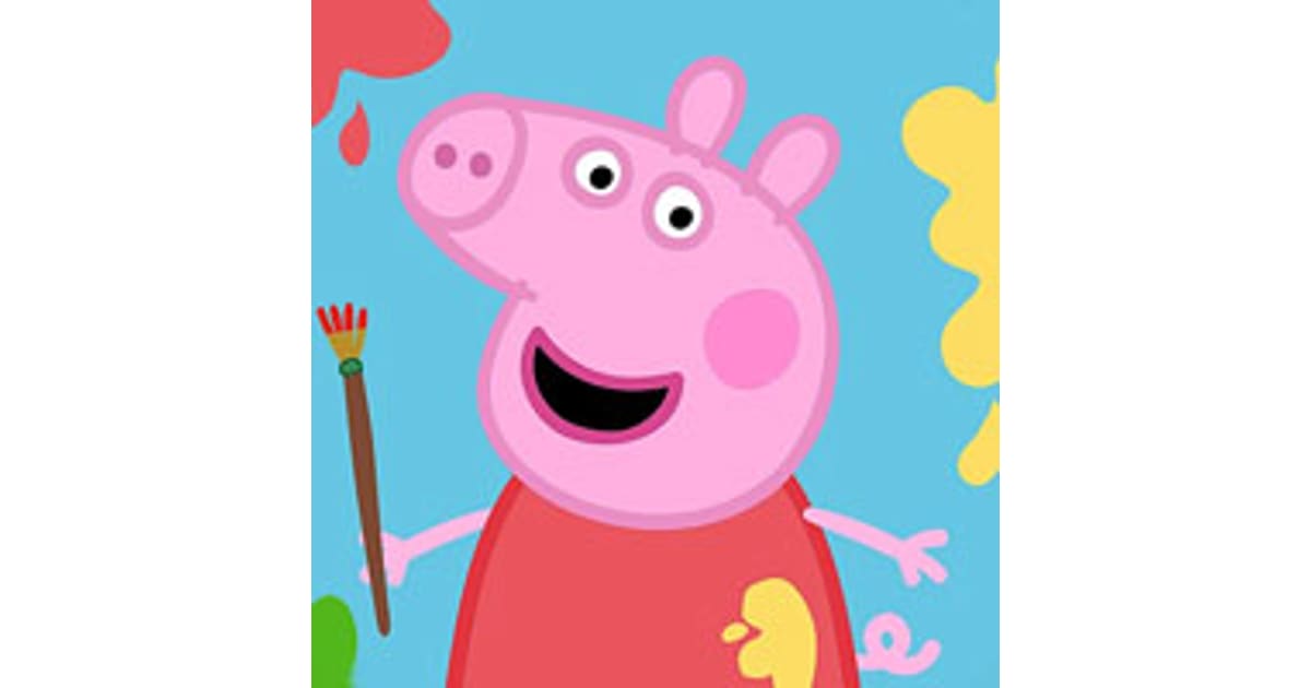 Peppa Pigs Paint Box - Play Peppa Pigs Paint Box Game Online