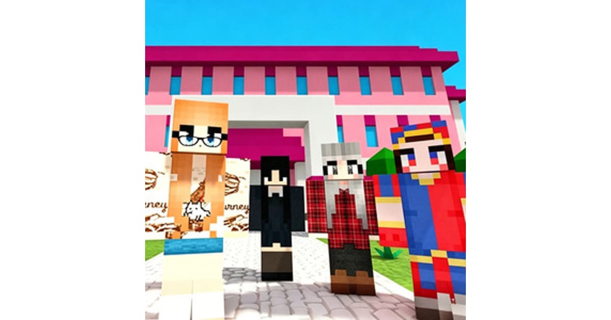 Pink Barbie Dollhouse: Minecraft-like Free Online