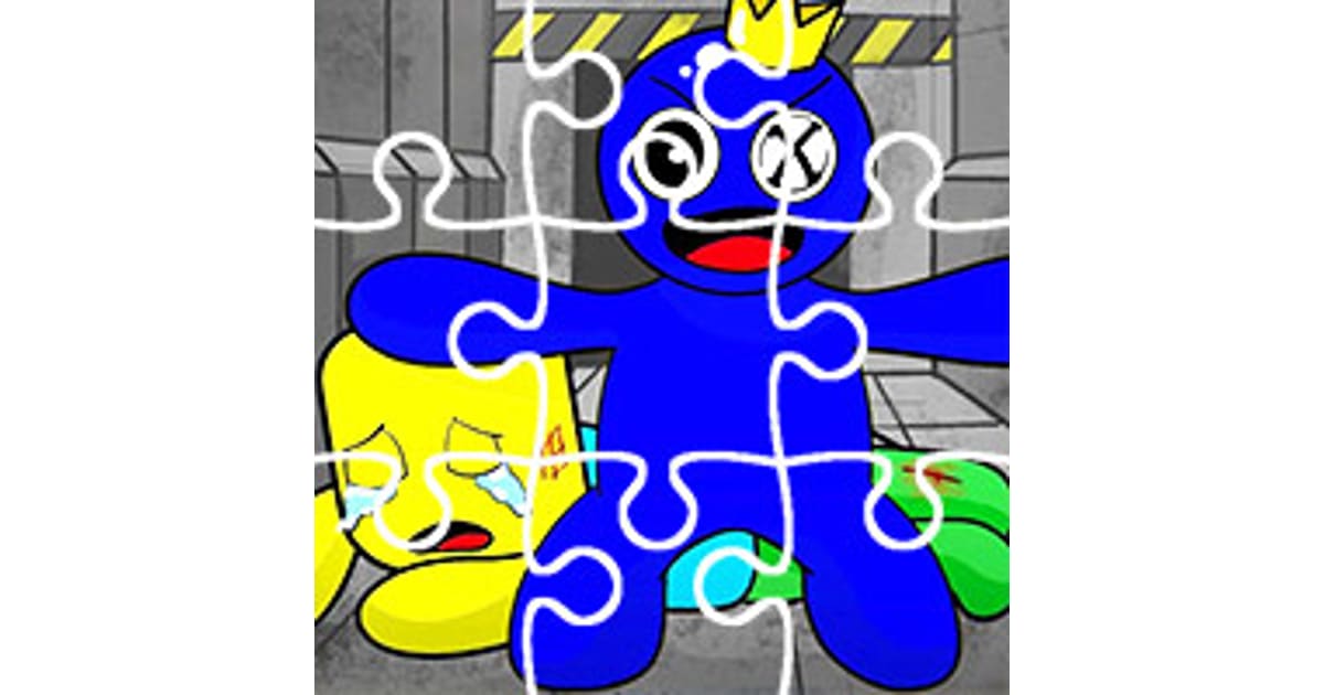 Rainbow Friend Cartoon Jigsaw Game - Play Online