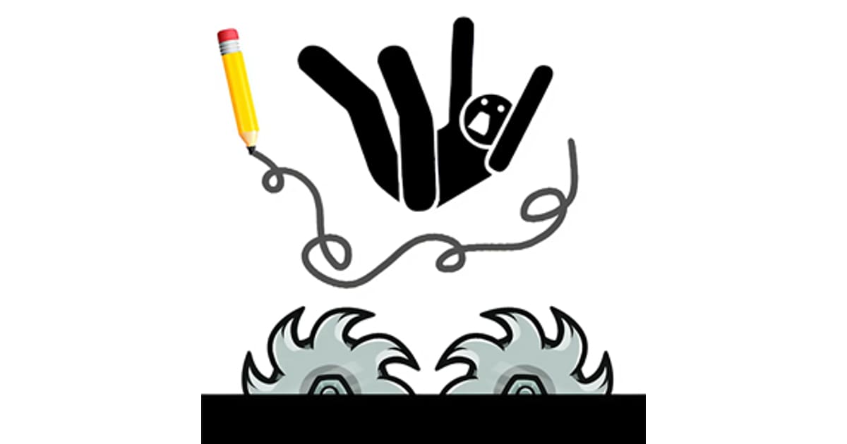 Save The Stick Draw Line - Brain Puzzle Game