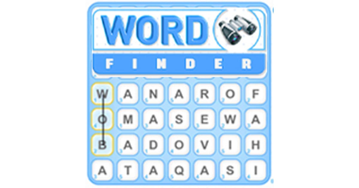 Word Finder - Play Word Finder Game Online